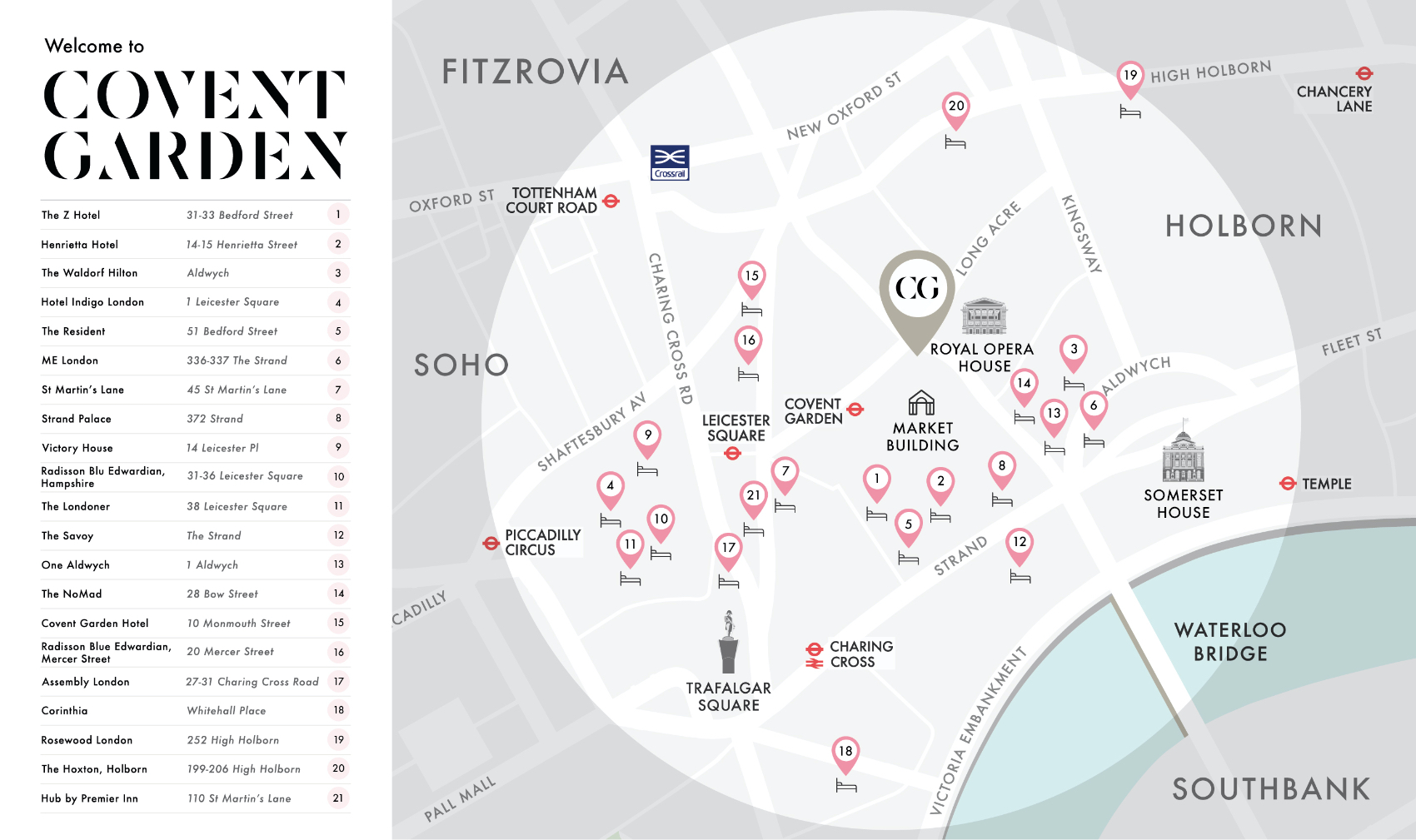 Where to stay | Covent Garden Where to stay | Covent Garden